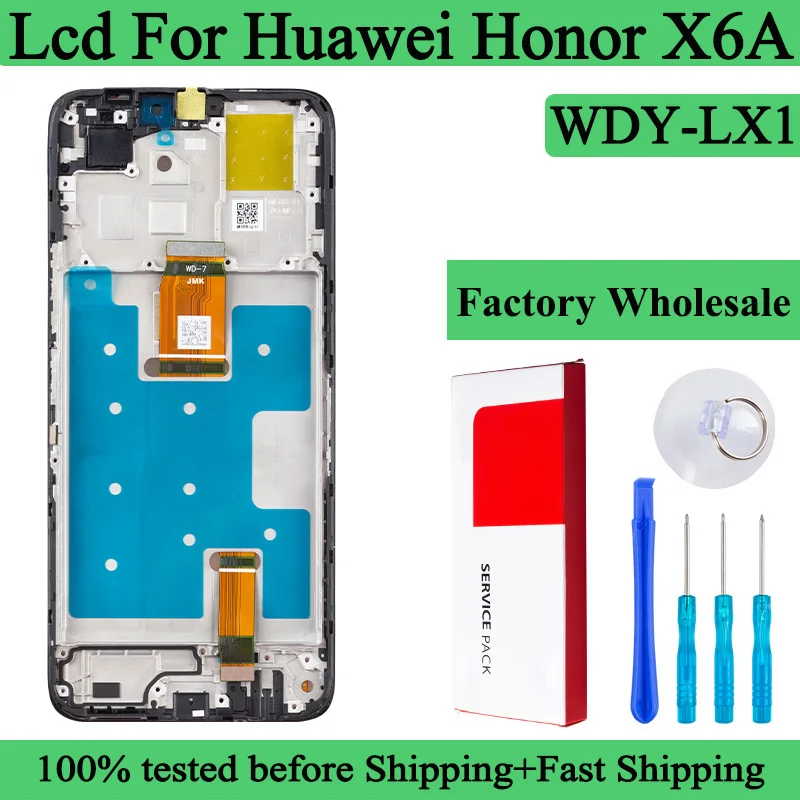 WDY-LX1 100% новый премиум ЖК-дисплей для Huawei Honor X6A дисплей ...