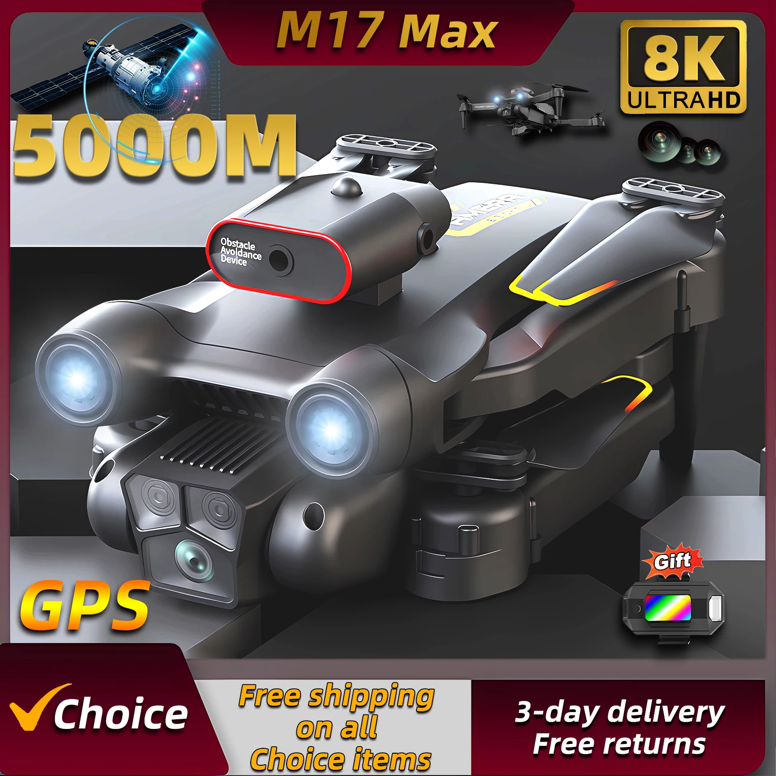 Дрон M17 Max 8K | AliExpress