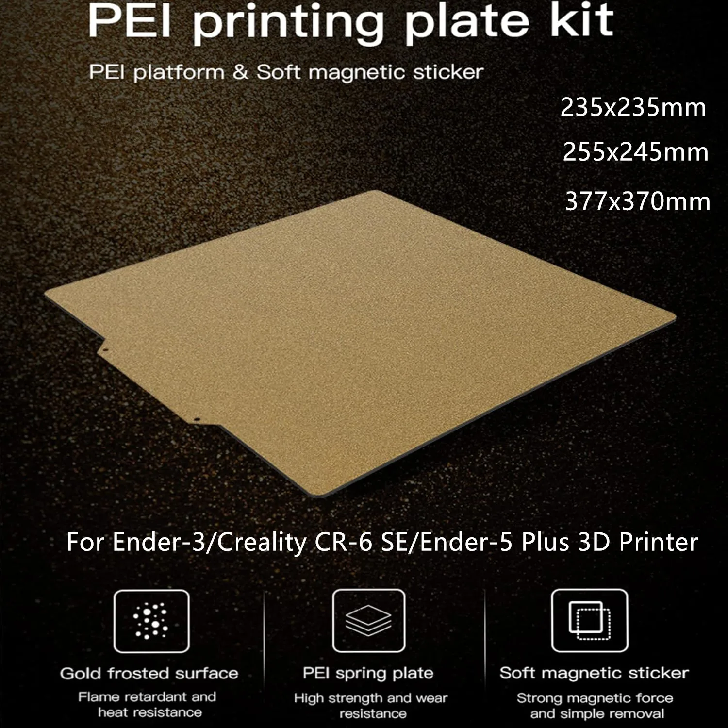 FLEXBED Платформа PEI для Ender-3/CR-6 SE/Ender-5 Plus | AliExpress