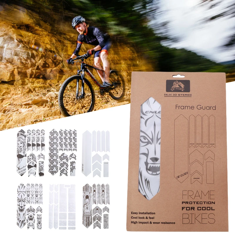 Bike Frame 3D Sticker MTB Mountain Bike Scratch-Resistant Frame ...