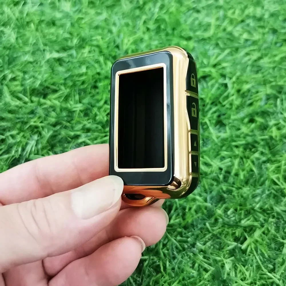 Новинка, стильный модный роскошный чехол для автомобильного ключа из ТПУ для Starline ...