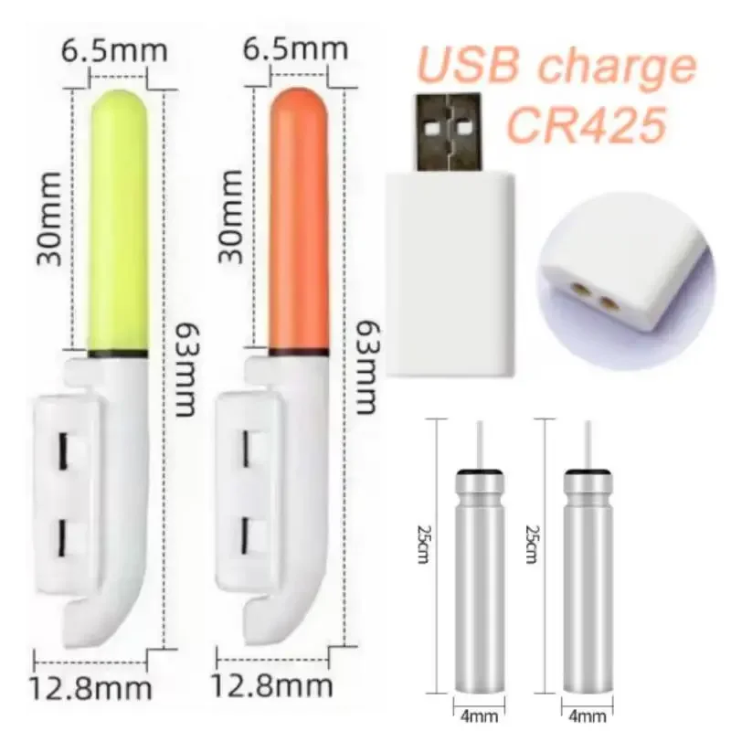 Fishing Electronic Rod Luminous Stick Flash Light CR425 3.6V Lithium ...