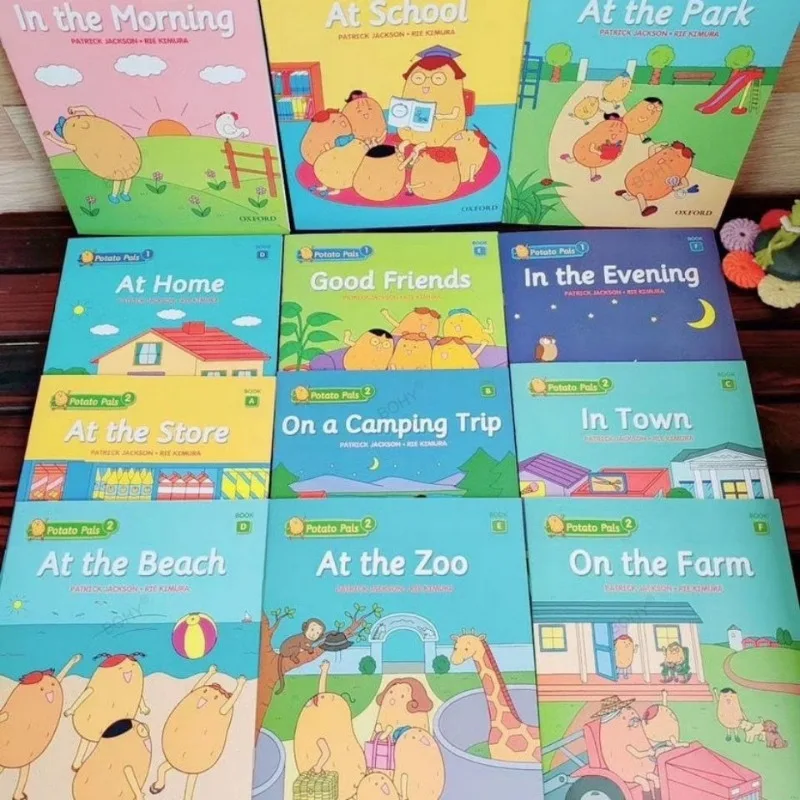 12PCS Oxford Potato Pals Picture Book Young Children English Early ...