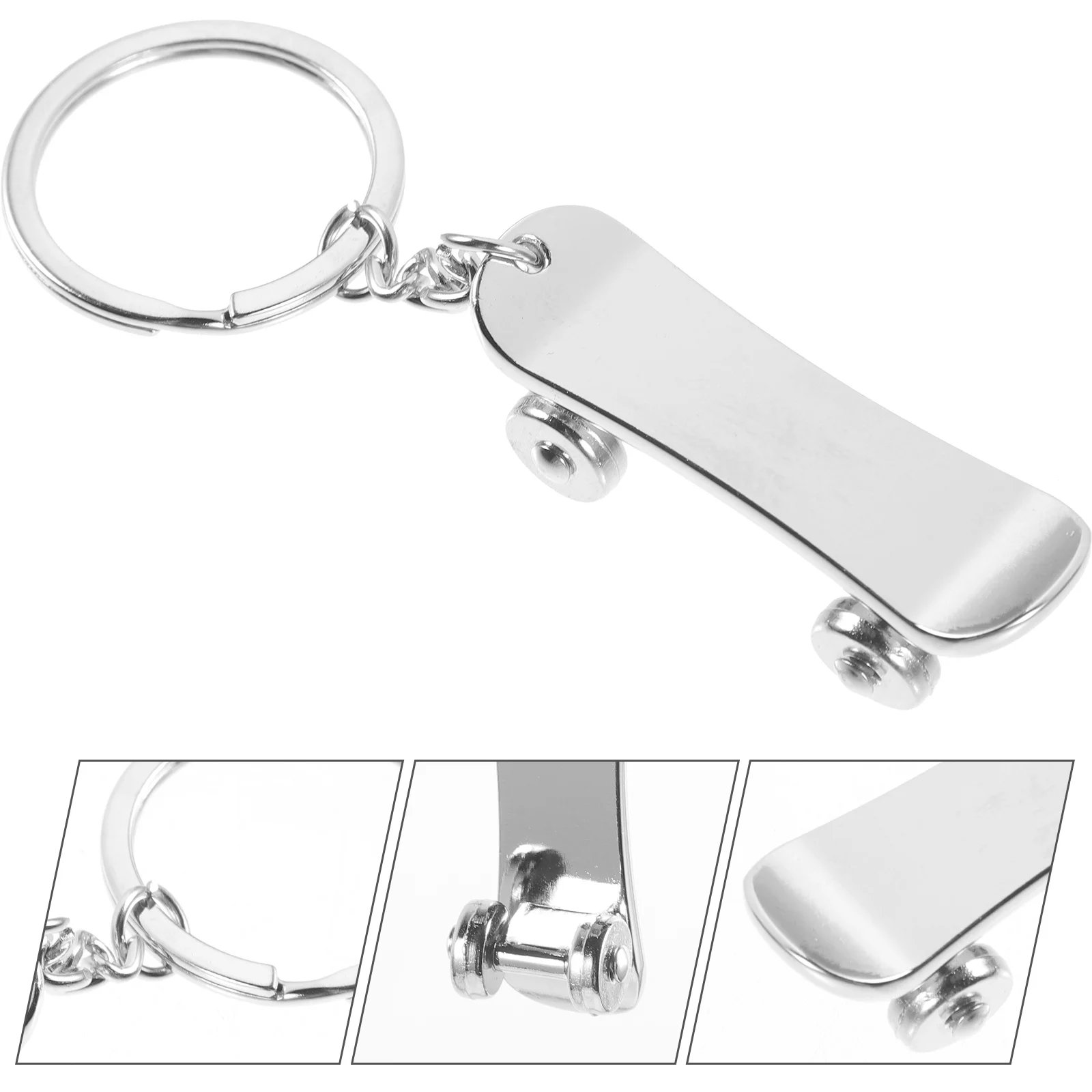 Vintage Keychain Simulated Skateboard Keychains Delicate Ornaments ...