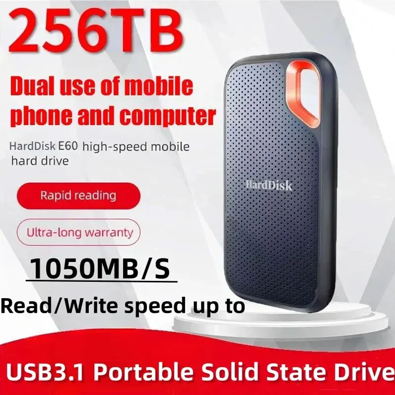 Для мобильного жесткого диска Xiaomi 512 ТБ SSD E61 128 ТБ 256 ТБ HDD ...
