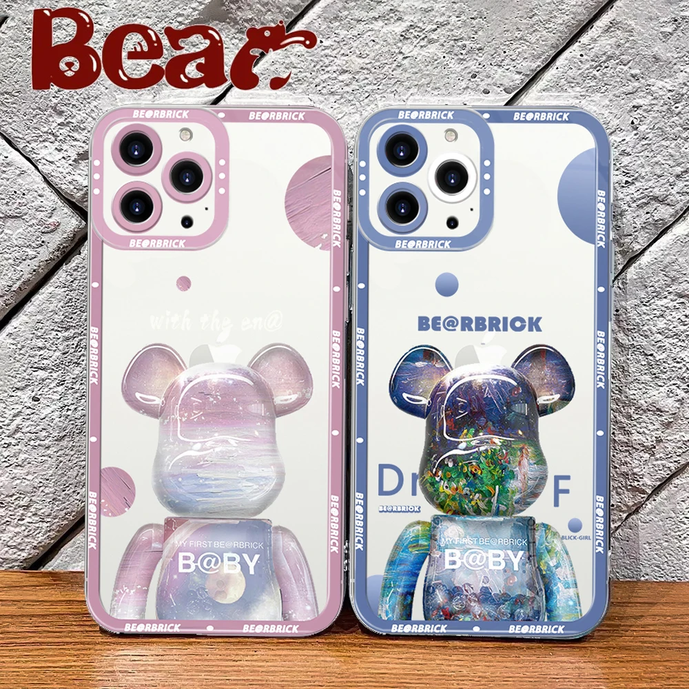 Color Landscape Bear Clear Case For Samsung Galaxy A54 A34 A24 A14 A13 ...
