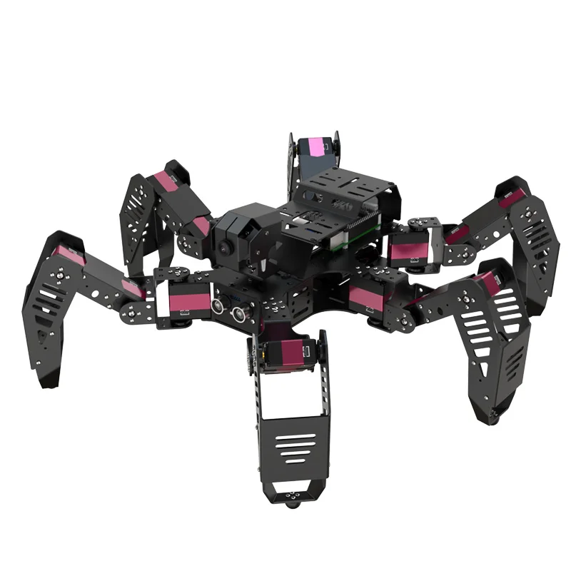Raspberry Pi 4B hexapod spider bionic robot SpiderPi programmable ...