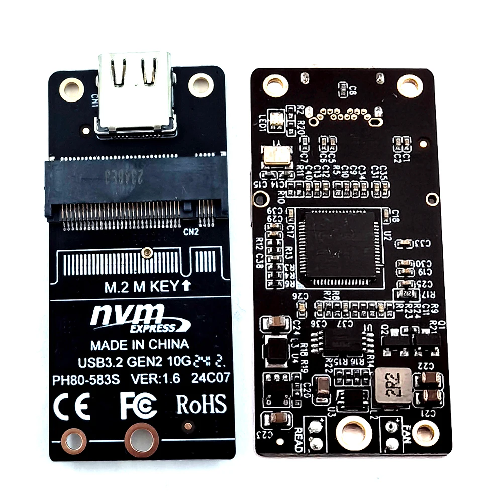 Адаптер корпуса твердотельного накопителя M.2 к Type-C NVME Карта ...