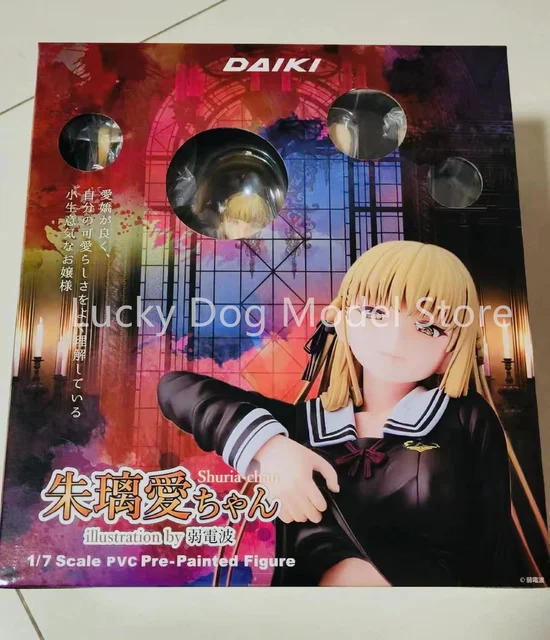 Daiki Kougyou 100% оригинал: Shuria-chan иллюстрация JackDempa 1/7 ПВХ экшн-фигурка аниме модель ...