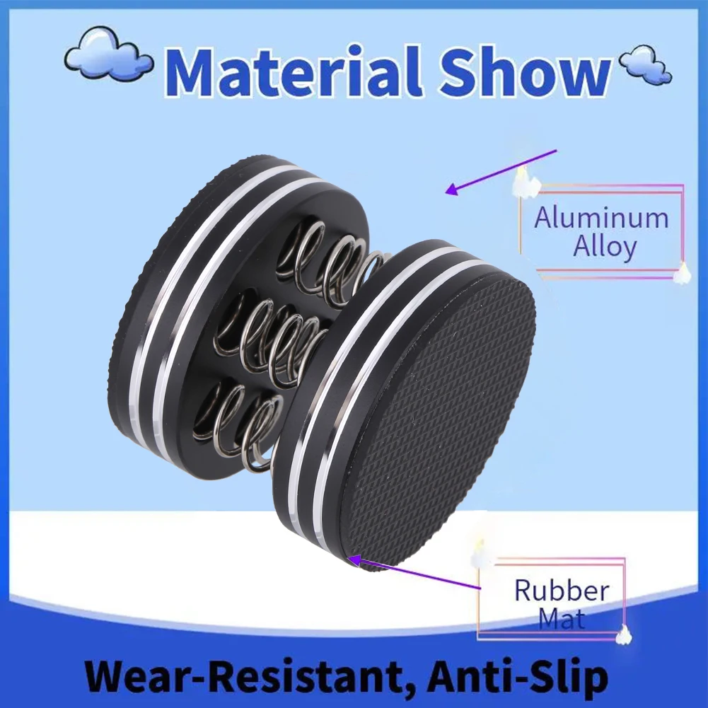 4 PCS Aluminium Alloy Audio CD Amplifier Foot Pad Audio Isolation Feet ...