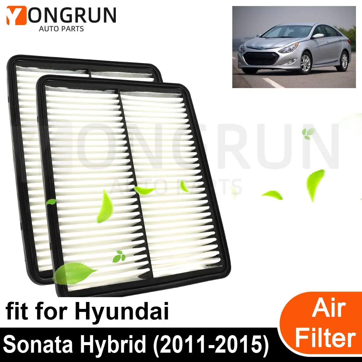 2 шт., автомобильный воздушный фильтр для Hyundai Sonata аксессуары для ...