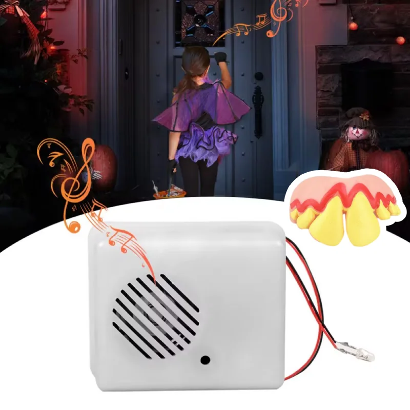 Voice-activated Scary Props Halloween Decoration Sound Sensor Scream ...