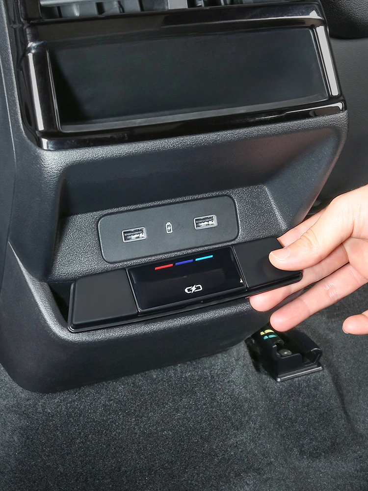 Защитный чехол для заднего сиденья Geely Monjaro KX11 Xingyue L 2023 2024 с USB-портом для ...