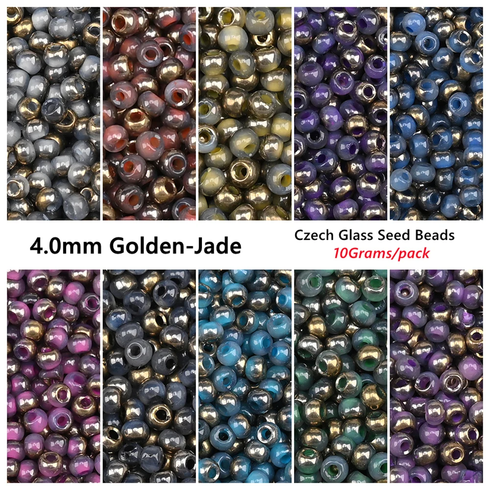 Круглые бусины из нефрита, 4 мм, 10 грамм, цвет в ассортименте | AliExpress