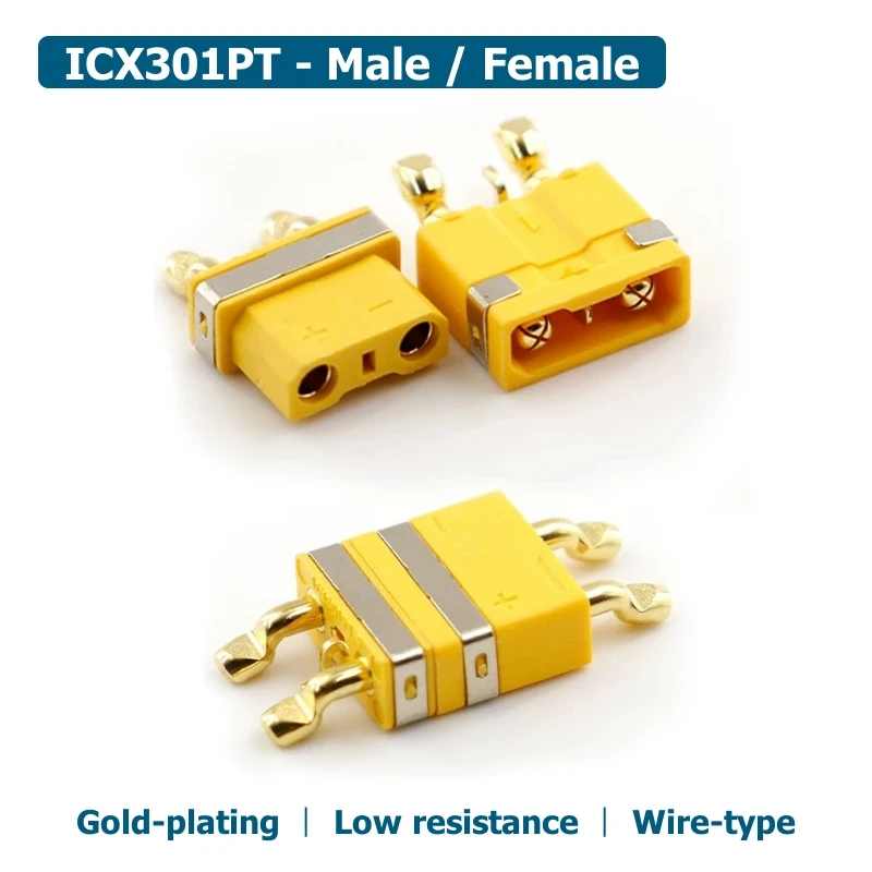 XT30 2+1PT SMD разъем ICX301PT 30A | AliExpress