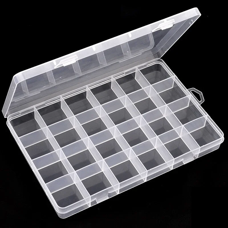 Прозрачная пластиковая шкатулка для ювелирных изделий, 10 размеров ...