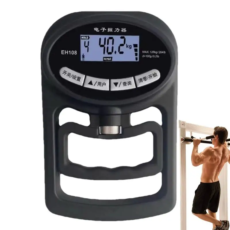 Цифровой тренажер силы с ручкой, электронный тестер силы с ручкой ...