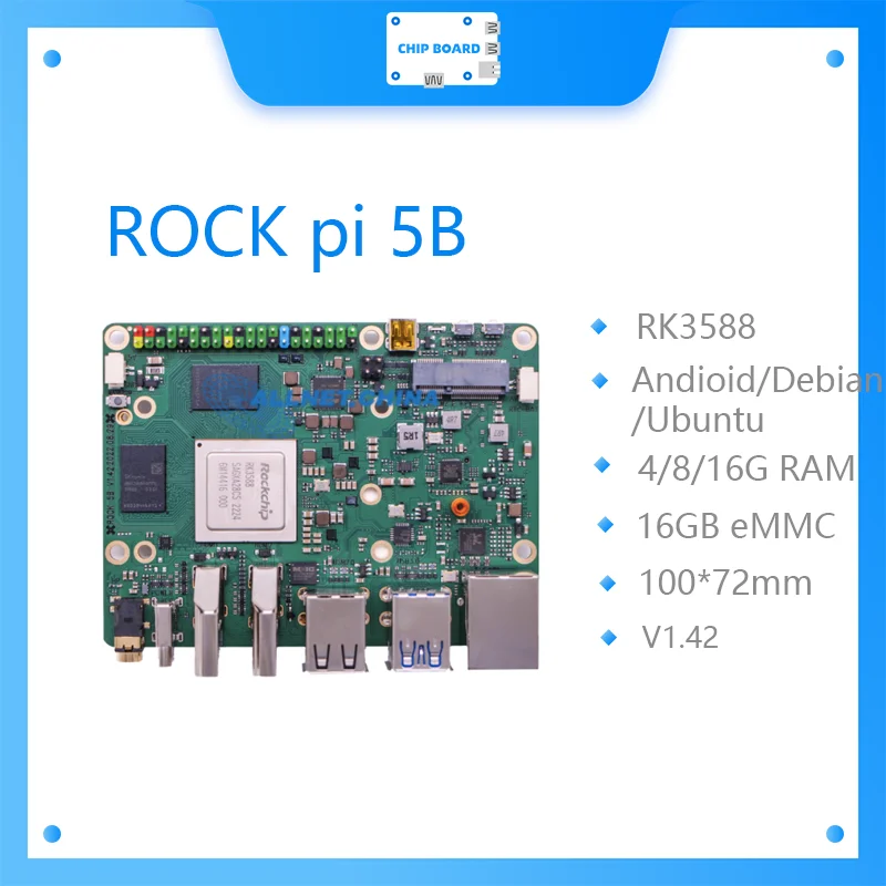 ROCK 5B Radxa ROCK5 Модель B 4ГБ | AliExpress