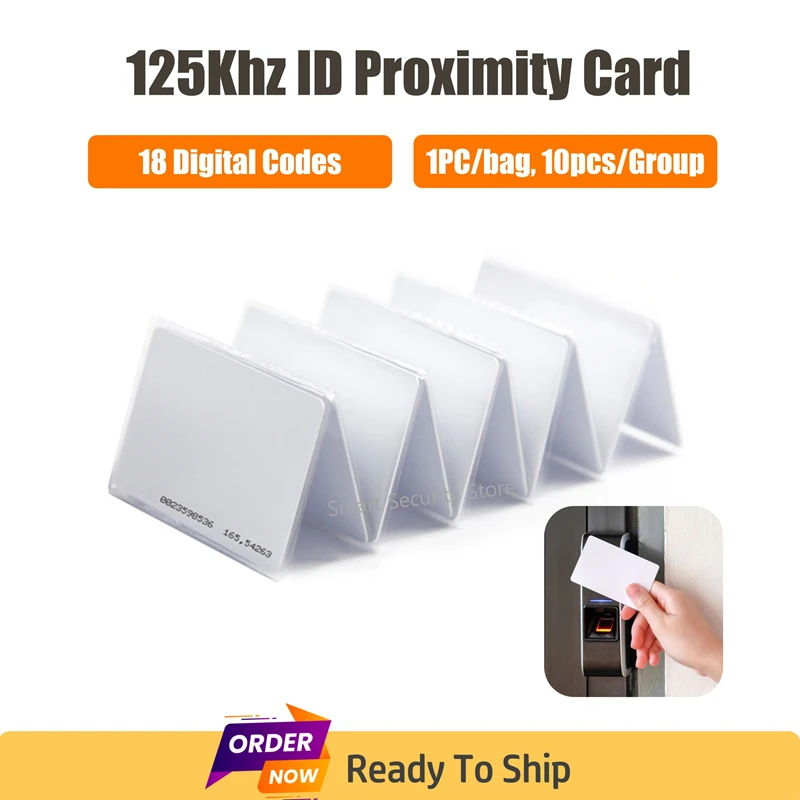 5pcs 125Khz RFID Card Proximity ID Card Low Frequency Security Card EM4100 Smart Card for Door ...