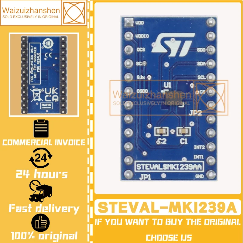 1 шт./лот! новый оригинальный адаптер STEVAL-MKI239A LSM6DSV MKI109V3 MEMS датчик DIL24, розетка ...