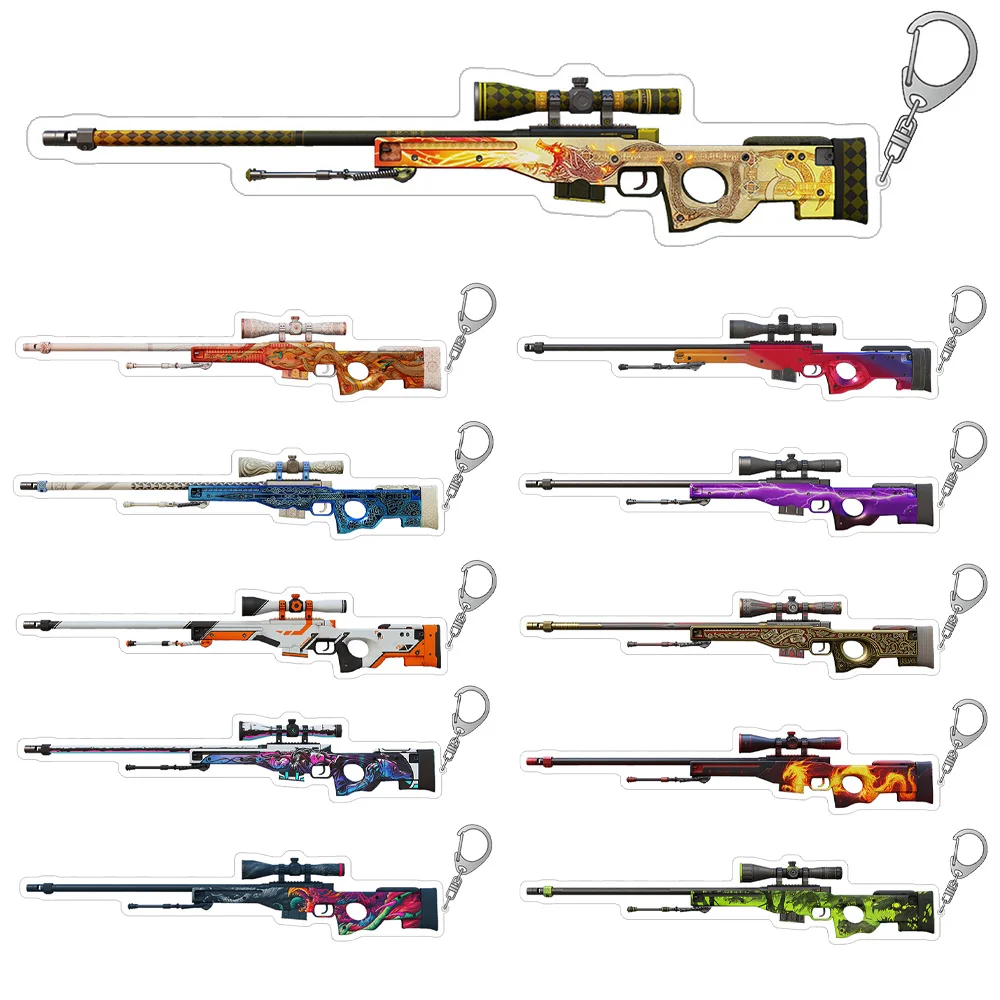 Брелок-подвеска Lucky Seven Store CS2 GO: снайперская винтовка AWP, POP ...