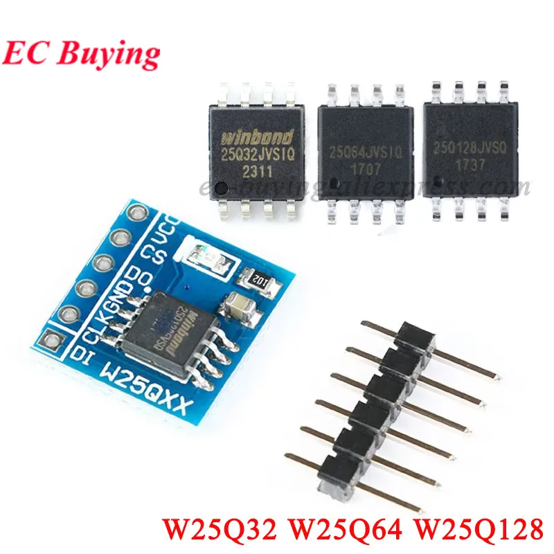 NorFlash DataFlash Storage Module W25Q32/W25Q64/W25Q128 | AliExpress