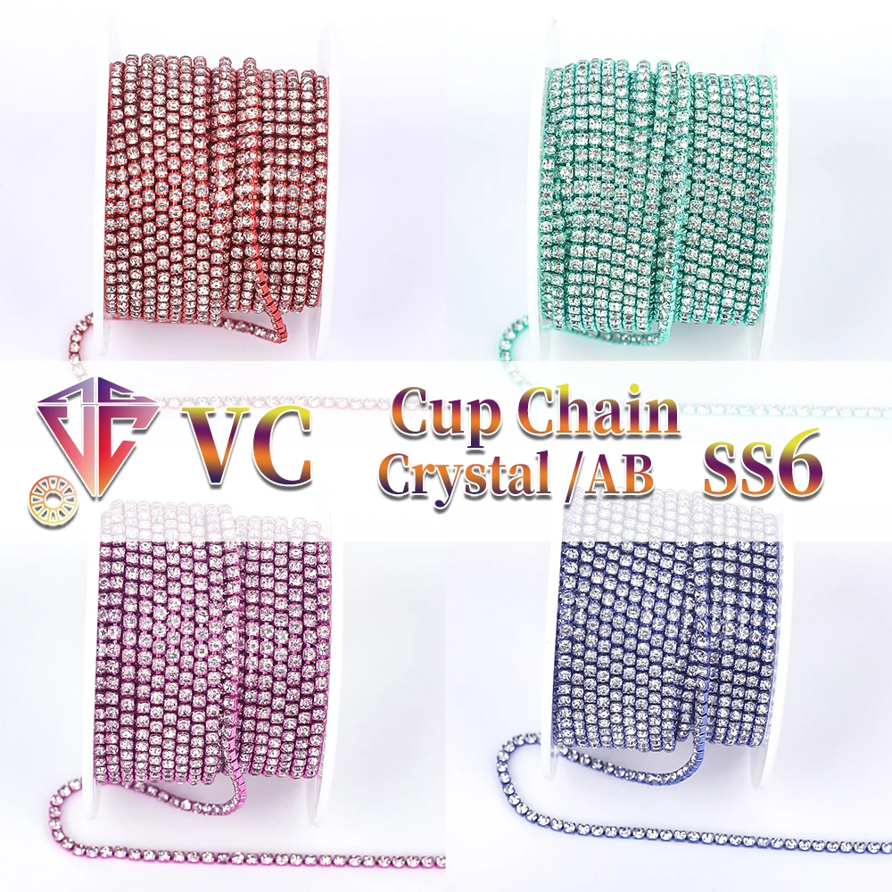 VC Crystal SS6 стеклянные стразы для пошива | AliExpress