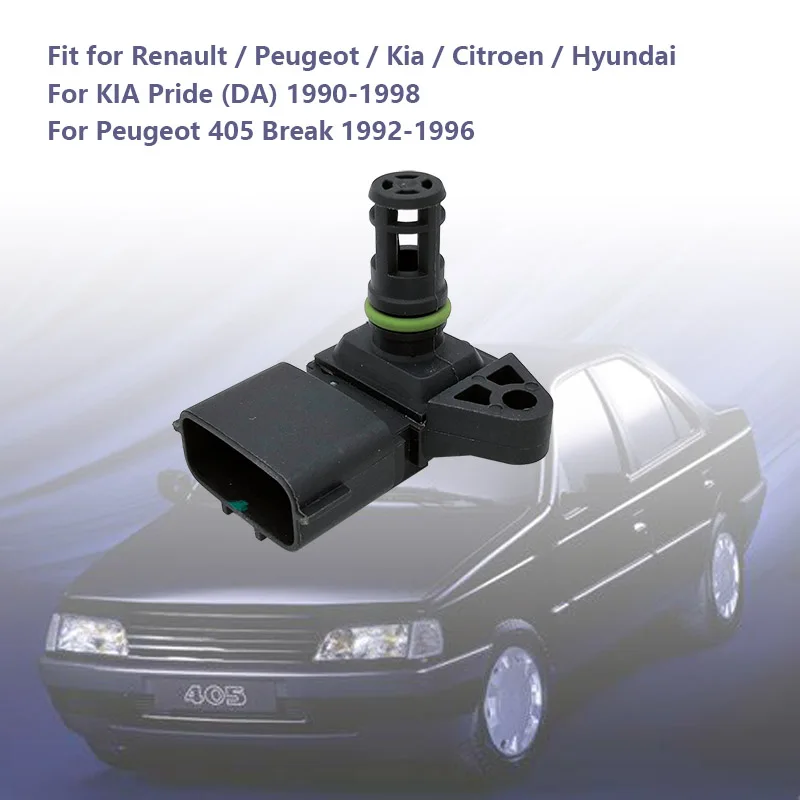 4 BAR 4Bar MAP Manifold Intake Air Pressure Sensor For Peugeot KIA