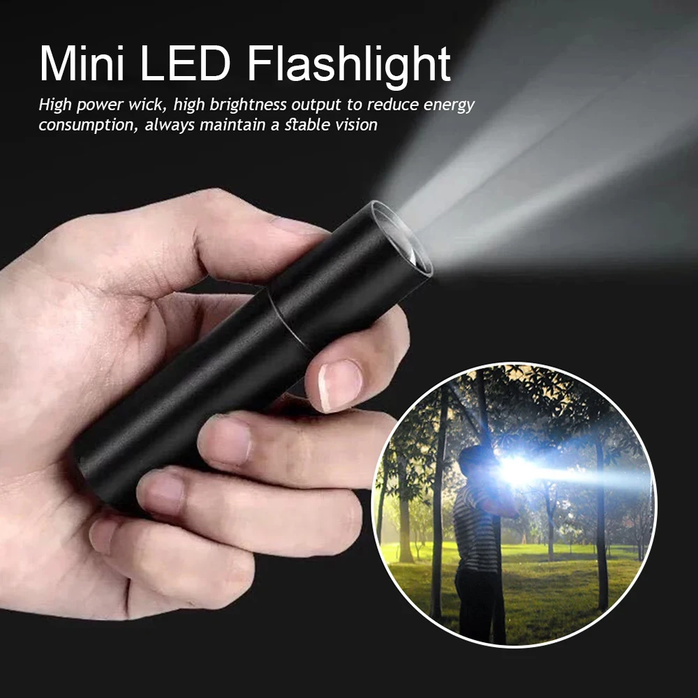 Мини-фонарик с зарядкой от USB | AliExpress
