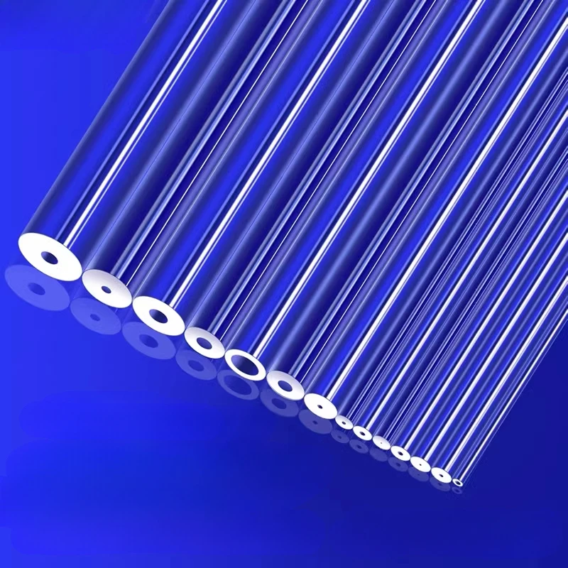 Капиллярная трубка из кварцевого стекла длиной 10 мм, кремнеземная ...