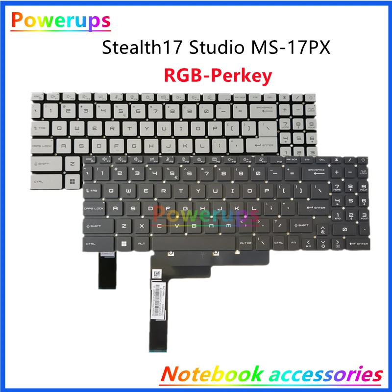 Новая Оригинальная клавиатура с RGB подсветкой для ноутбука MSI Stealth ...