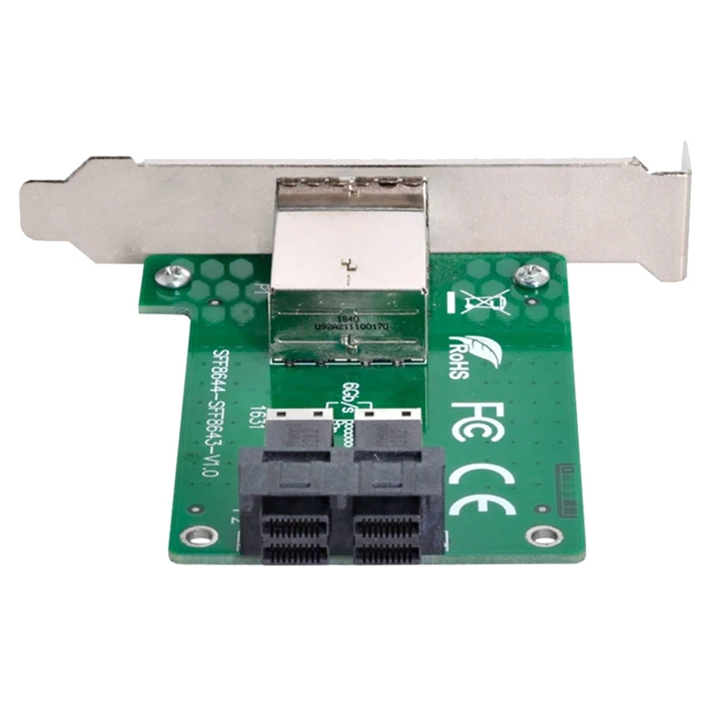 Internet Security 2 Port Internal SFF-8087 To External 8088 PCI Mini ...
