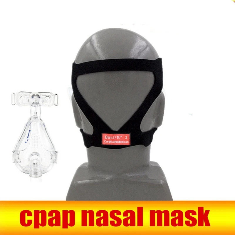 Nasal Mask CPAP Mask Sleep Mask With Headgear For CPAP Machine Connect ...