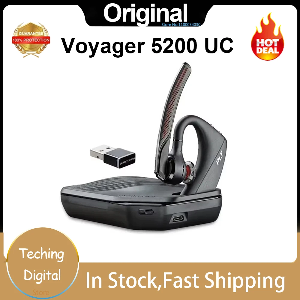 Poly PLT Voyager 5200 UC беспроводные наушники | AliExpress