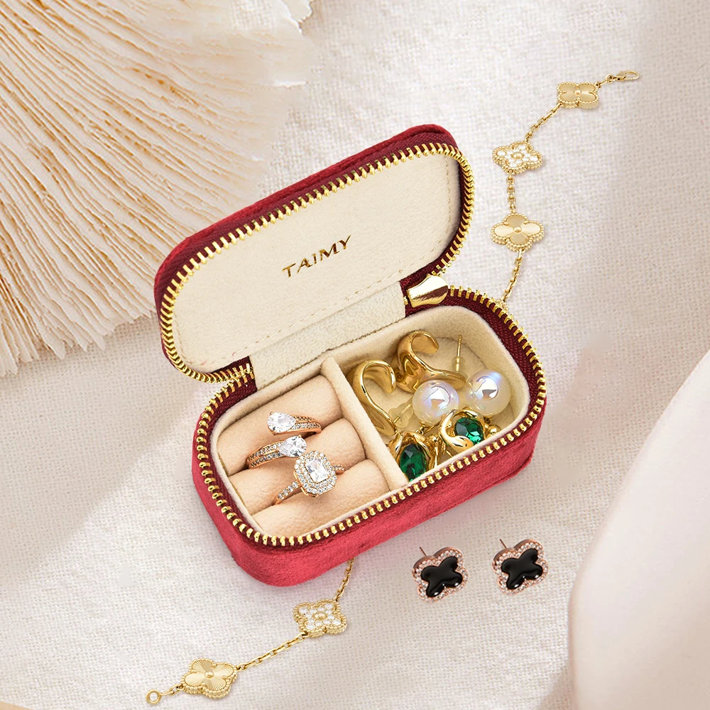 Бархатная шкатулка для украшений TAIMY | AliExpress
