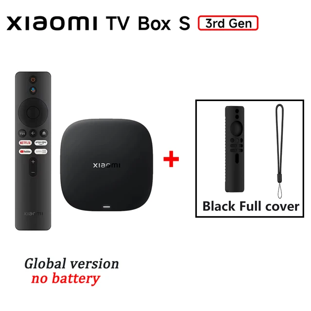 Xiaomi Mi TV Box S 3-го поколения 4K черный 2/32 ГБ | AliExpress