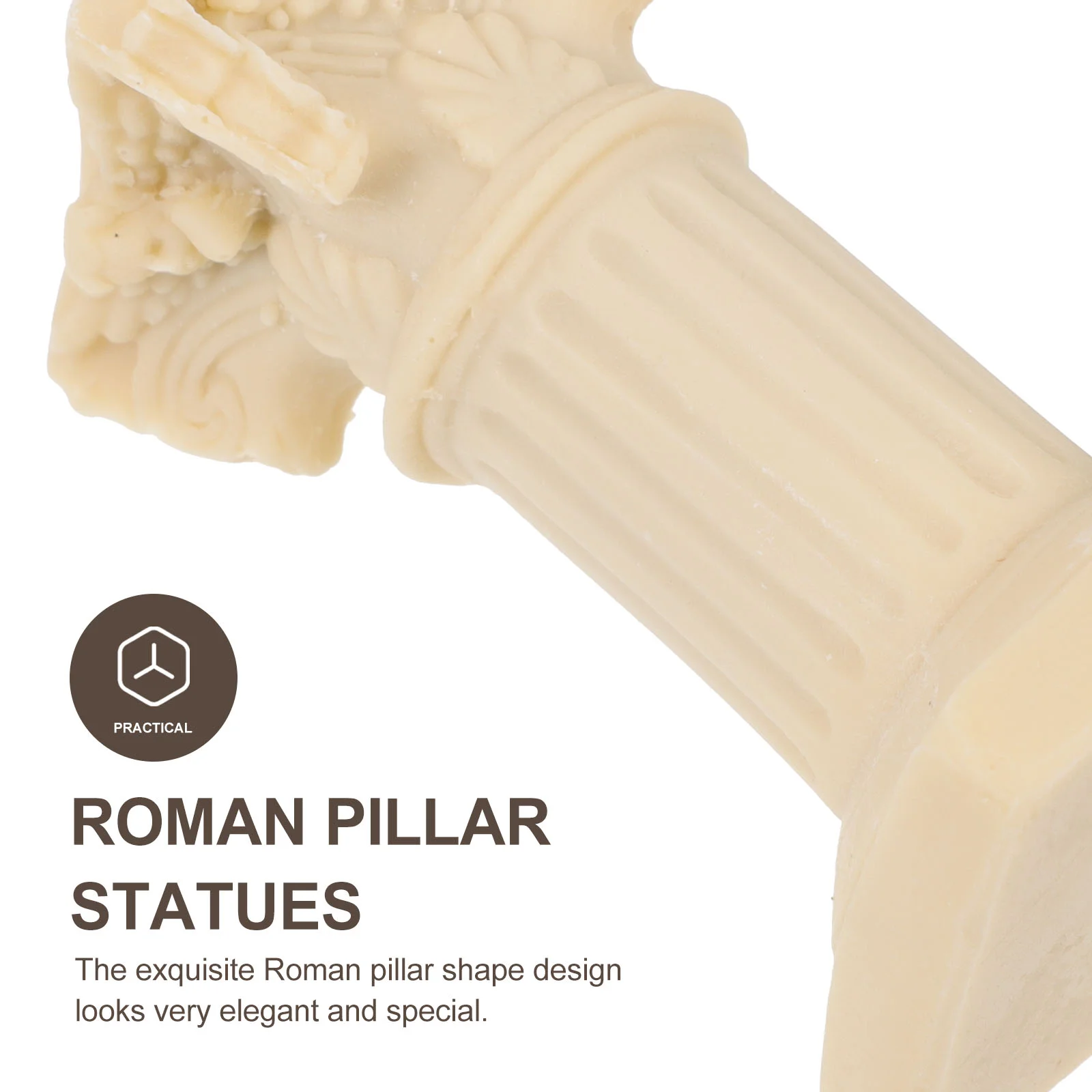 Roman Pillar Column Greek Statues Holder Statue Figurine Resin Stand ...