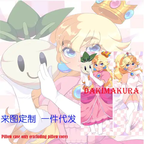 Princess peach dakimakura - купить недорого | AliExpress