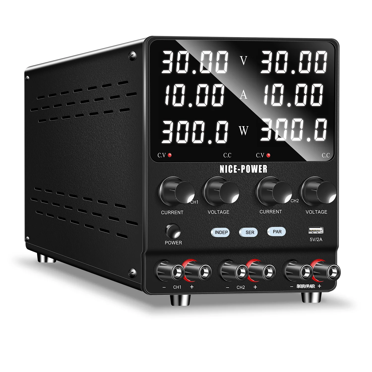 Регулируемый источник питания SPS3010-2KD 30 В 10 А 4-значный цифровой ...