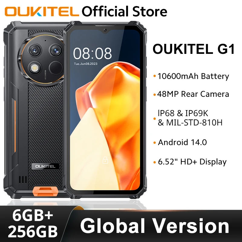 Смартфон Oukitel G1, 6/256ГБ, global | AliExpress
