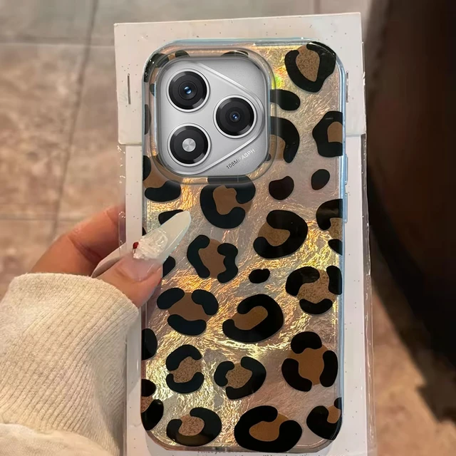 Чехол для телефона с леопардовым принтом в стиле ретро для Honor 400 ...