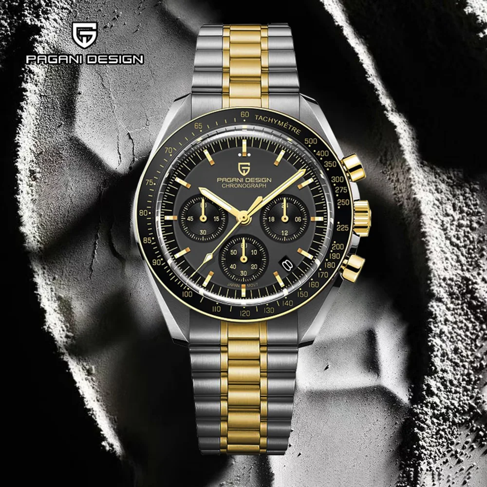 Новинка 2026 года PAGANI DESIGN Gold 1701, мужские часы, роскошные ...