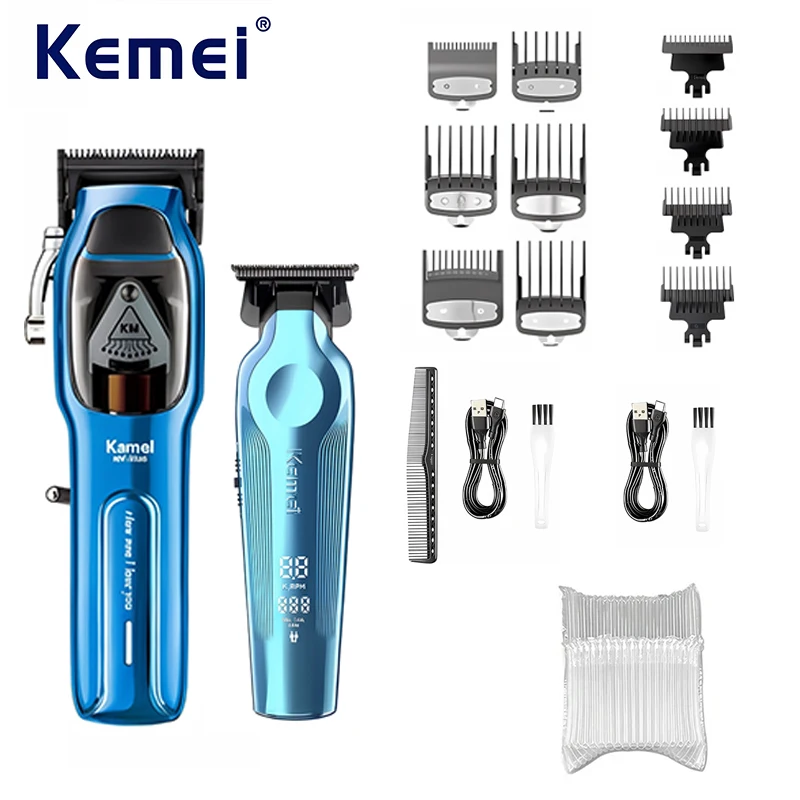 Комбинированный триммер для волос Kemei KM-1763 с вращающимся ...