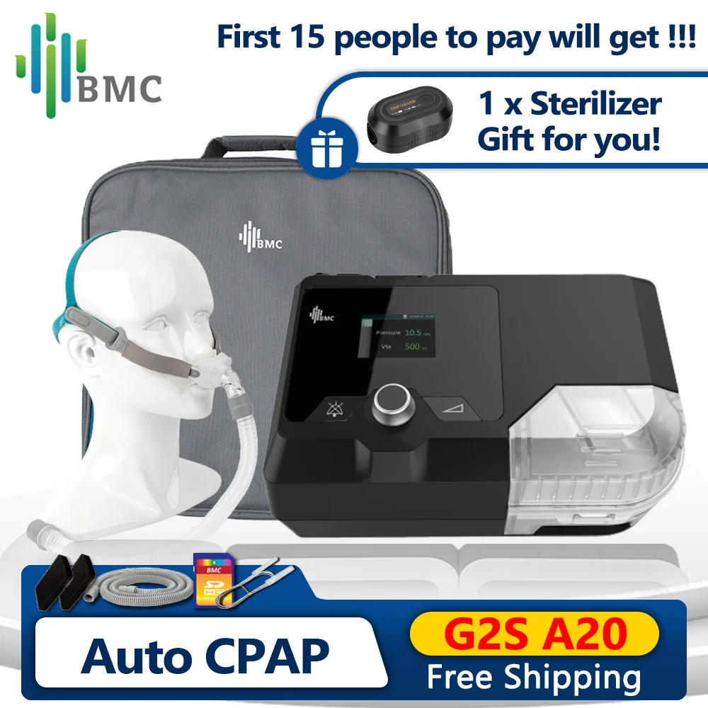 BMC G2S A20 Автоматический аппарат CPAP СИПАП с маской Автоматическая ...