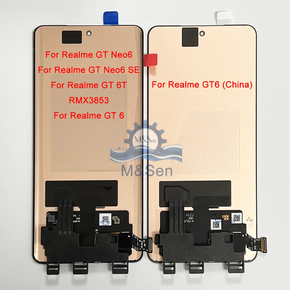 Оригинальный 6,78 "Amoled для Oppo Realme GT6 GT NEO 6 6 SE 6SE ЖК-дисплей с сенсорным ...