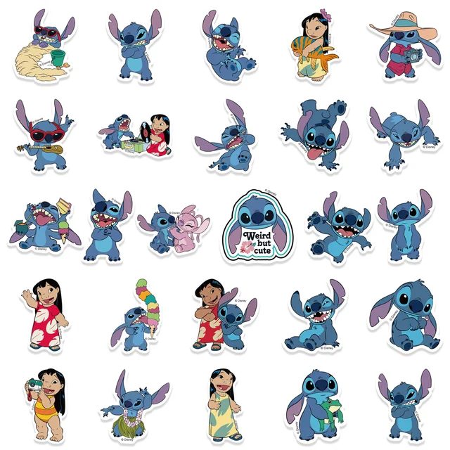 Lilo & Stitch Stickers (50 Random Stickers) - City Kidz Toys