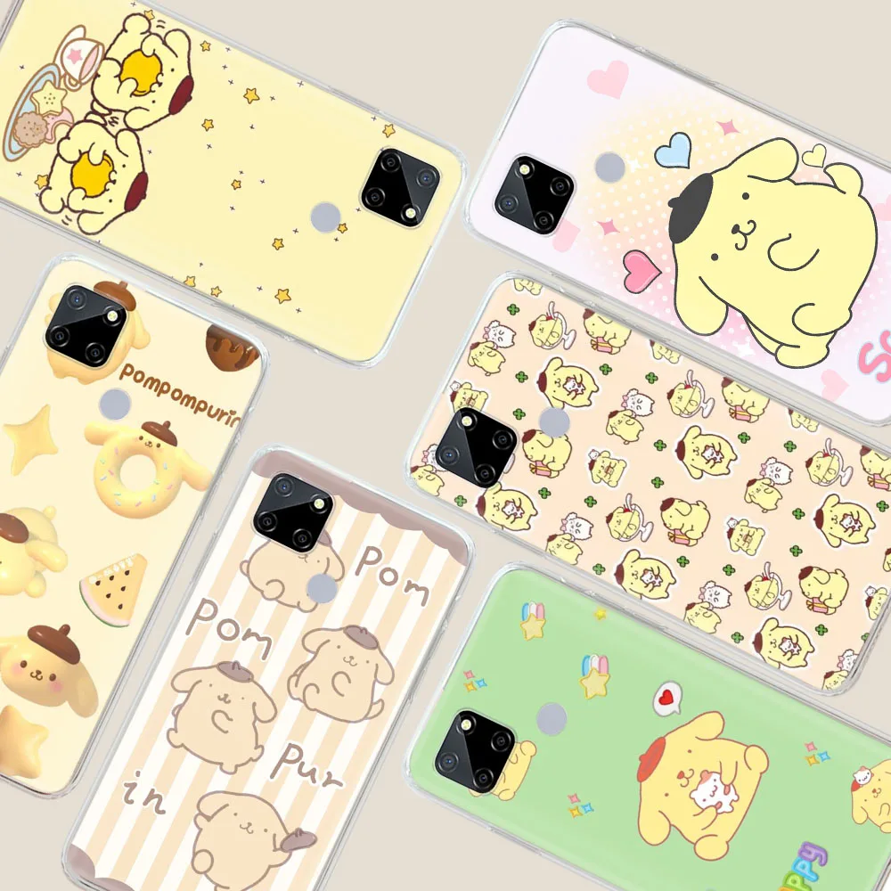 PompomPurin Transparent Phone Case for VIVO Y12S Y11S Y91C Y93 Y95 Y21S ...