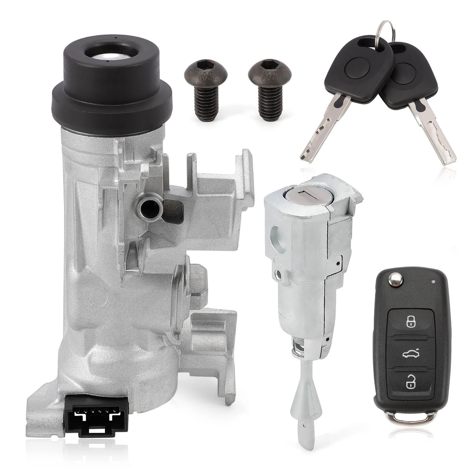 1K0905851B Цилиндр замка зажигания с интеллектуальным ключом ...