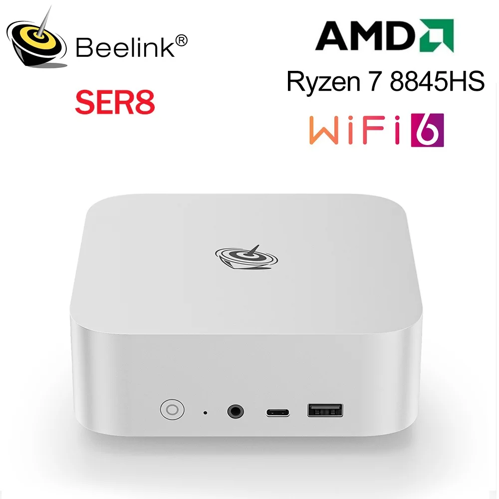 Beelink SER8 8845HS SE Series AI PCPowerful Мини-ПК AMD Ryzen 7 8845HS 8C/16T До 5,1 ГГц 32 ГБ ...