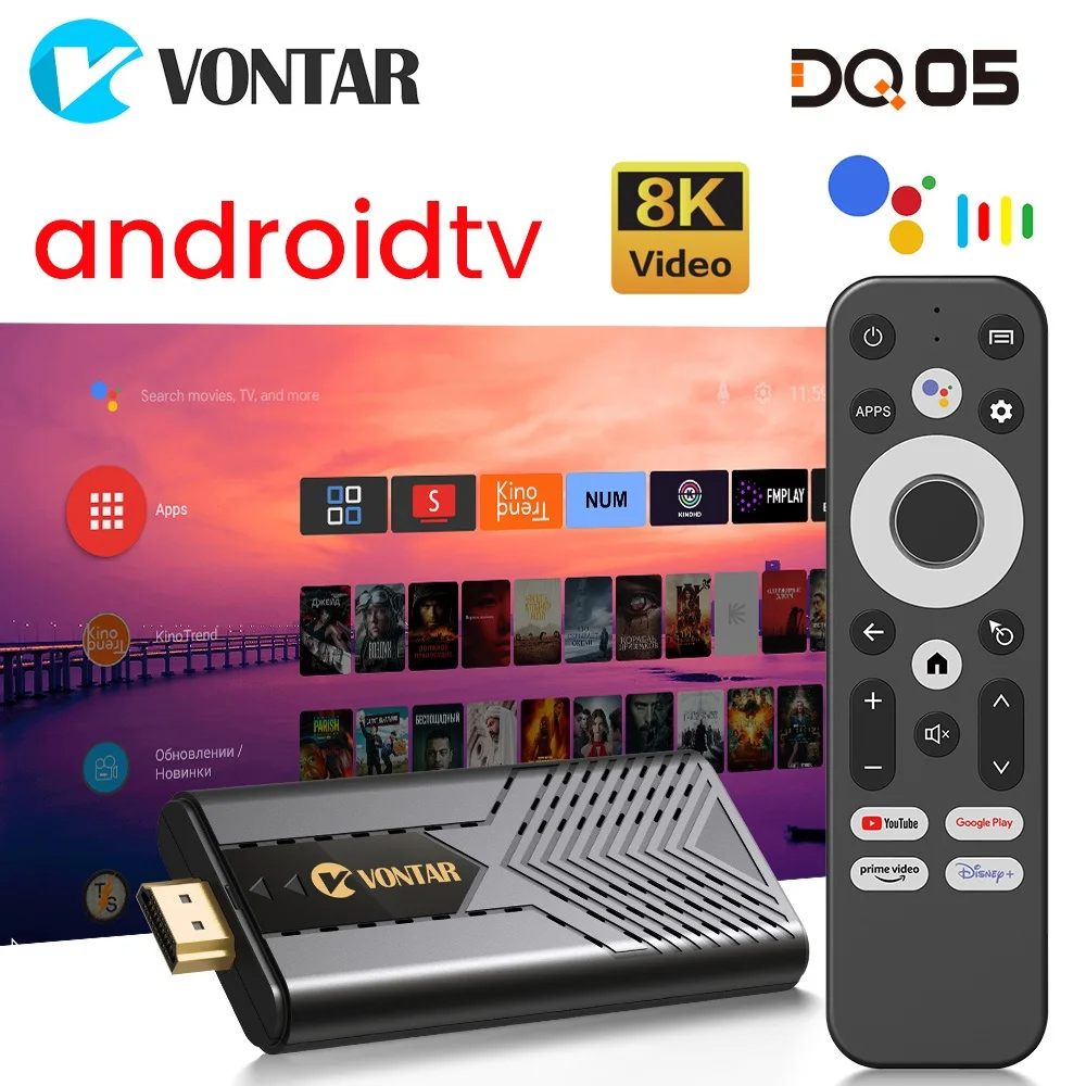 ТВ-флешка VONTAR DQ05 на Android 13, четырехъядерный процессор Rockchip ...